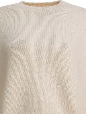 SA SU PHI Cashmere Crew-neck Sweater - White