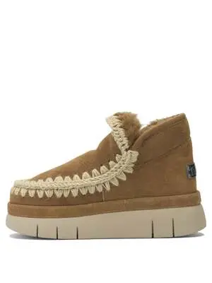 Mou Ankle Boots - Beige