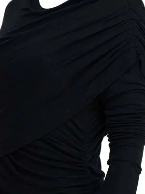 MARANT ETOILE Solid Jersey 'denise' Dress - Black