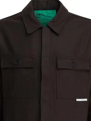 GR10K Wool-blend Overshirt Jacket