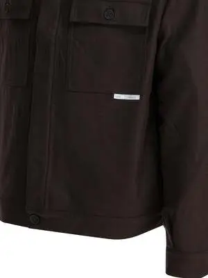 GR10K Wool-blend Overshirt Jacket