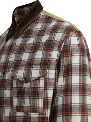 Junya Watanabe Check Overshirt Jacket - Brown