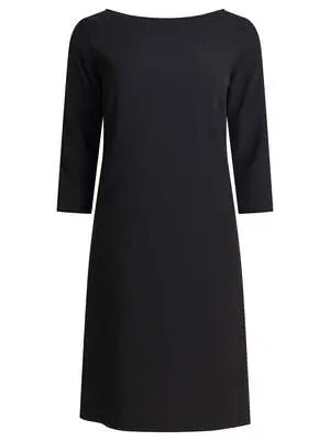 SEMPER Sheath Dress With Boat Neckline - Black