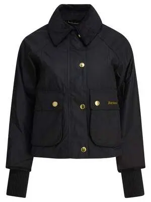 Barbour Beadnell Lightweight Waxed Cotton Jacket - Black