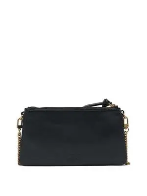 Pinko Leather Crossbody Bag - Black