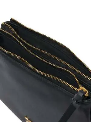 Pinko Leather Crossbody Bag - Black