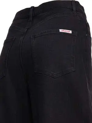 SELF-PORTRAIT Wide Leg Jeans - Black