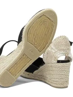 CastaÑer Carol 70mm High Espadrilles - Black