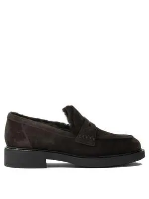 GIANVITO ROSSI 20 Mm Loafers - Brown