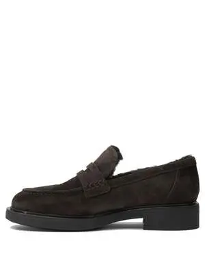 GIANVITO ROSSI 20 Mm Loafers - Brown