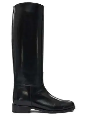 MARETTO Leather Boots - Black