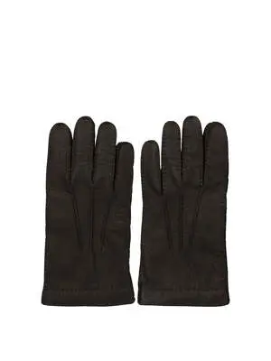 RESTELLI Restelli 42/F Leather Gloves Brown