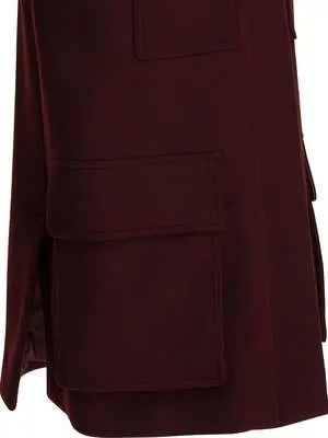 Max Mara Wool And Alpaca Sleeveless Jacket - Red