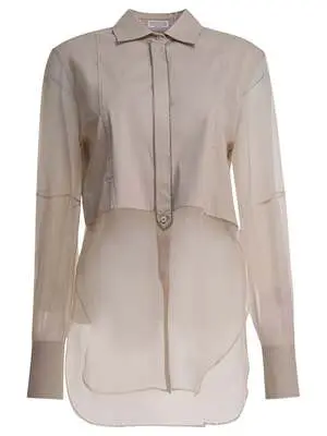 Brunello Cucinelli Paneled Shirts For Women