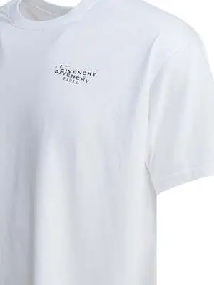 Givenchy Cotton T Shirt With Logo - White
