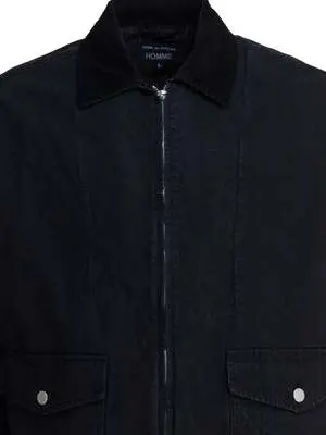 Comme Des Garçons Zippered Denim Jacket