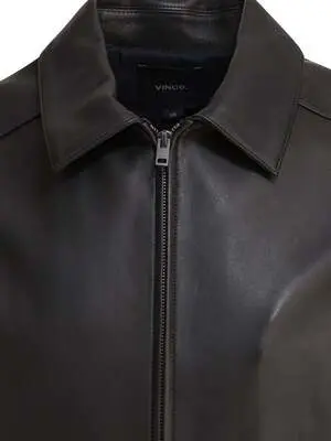 Vince Leather Zip-up Jacket