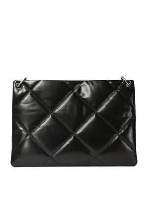 Tory Burch Kira Diamond Quilt Hobo - Black