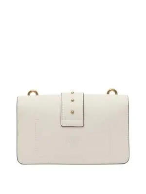 Pinko Leather Crossbody Bag - White