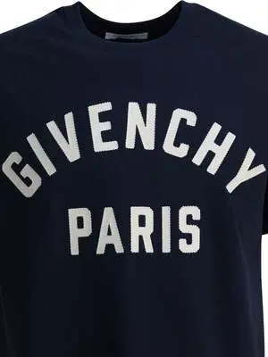 Givenchy Paris' T Shirt - Blue
