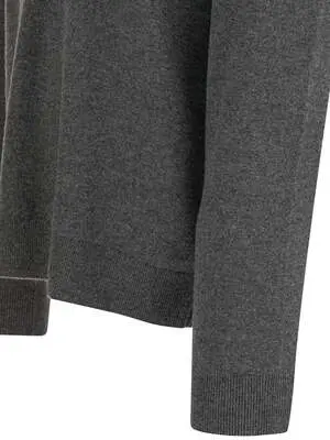 Vince Cashmere Half-zip Sweater - Grey