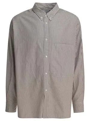 BEAMS Lisa Oxford Sn' Shirt - Brown
