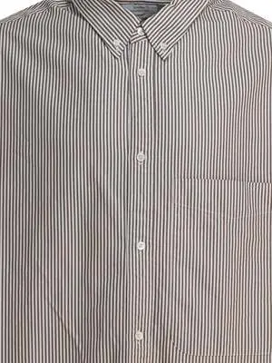 BEAMS Lisa Oxford Sn' Shirt - Brown