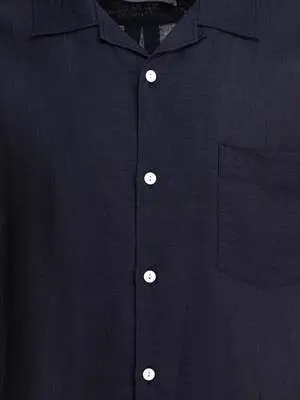 NONNATIVE Voyager' Oxford Linen Shirt - Blue
