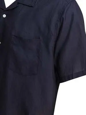 NONNATIVE Voyager' Oxford Linen Shirt - Blue