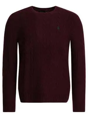 Ralph Lauren Wool And Cashmere Sweater - Bordeaux