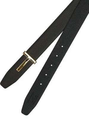 TOM FORD Reversible Belt With T-buckle