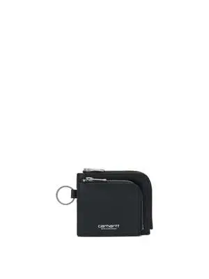 Carhartt Work In Progress Double Vegas Zip Wallet' Coin Purse - Black