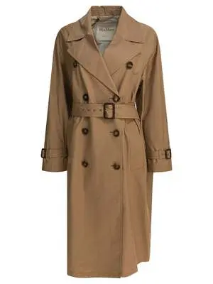 Max Mara Long Cotton Trench Coat