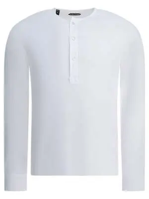 TOM FORD Henley' T Shirt - White