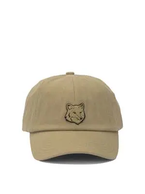 Maison Kitsuné Fox Head Baseball Cap - Brown