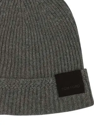 TOM FORD Cashmere Beanie - Grey