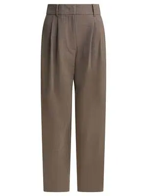 Sandbeige Casual Bottoms For Women