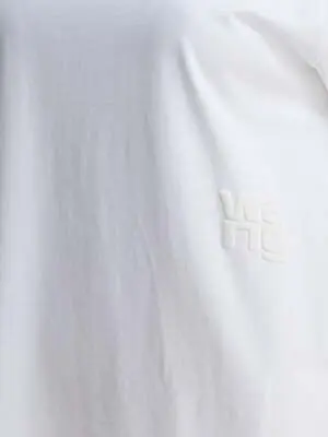 Alexander Wang Essential Jersey T-shirt With Puff Logo - White