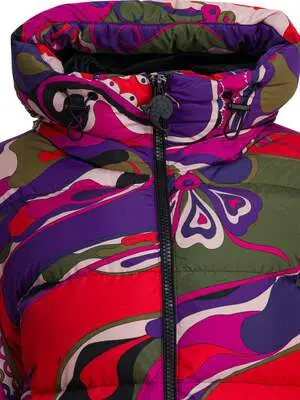 Emilio Pucci Orchidee Print Down Jacket - Purple