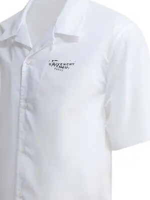 Givenchy Cotton Short Sleeved Shirt - White