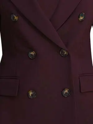 SEMPER Double-breasted Blazer - Bordeaux