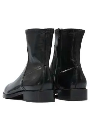 MARETTO Leather Ankle Boots - Black