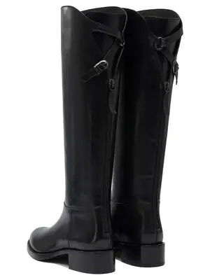 Sartore Leather Boots - Black