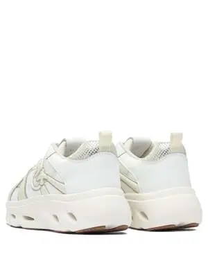 Pinko Leather And Mesh Sneakers