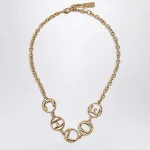 Chloé Vintage Script Gold Choker - Metal