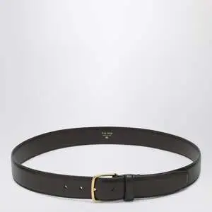 THE ROW Leather Belt With Buckle - Brown