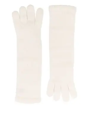 ALPO Cashmere Knitted Gloves - Cream