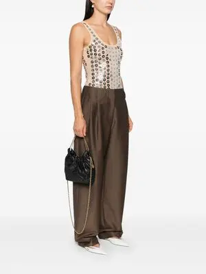Tory Burch Fleming Mini Hobo Bag - Black