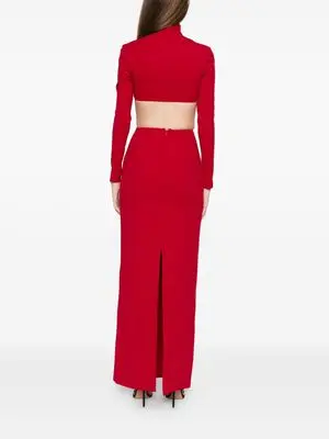 Solace London Wilma Maxi Dress - Red
