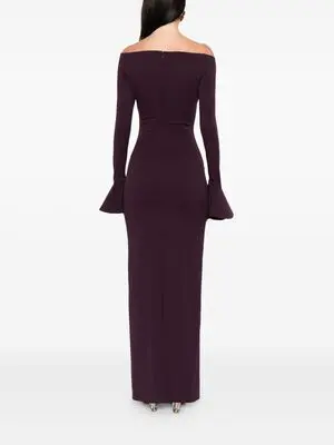 Solace London Anica Maxi Dress - Purple